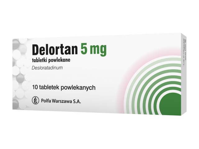 Delortan 5 mg x 10 tabl. powl. - Polpharma