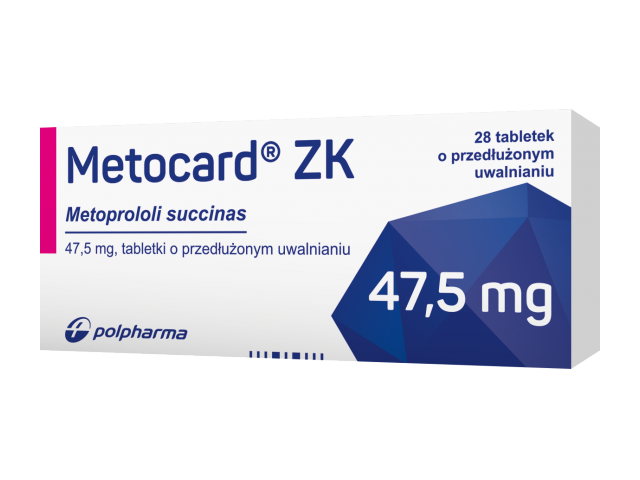 Metocard ZK 47,5 mg x 28 tabl. o przedł. uwal. - Polpharma