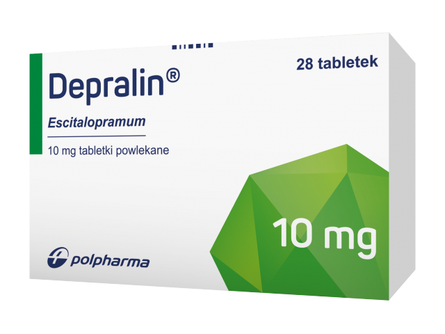 Depralin 10 mg x 28 tabl. powl. - Polpharma