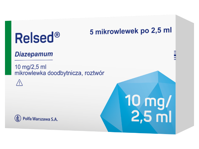 Relsed mikrowlewki doodbytnicze 10 mg/2,5 ml 5 mikrowlewek x 2,5 ml ...