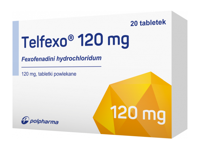 Telfexo 120 mg x 20 tabl. powl. - Polpharma