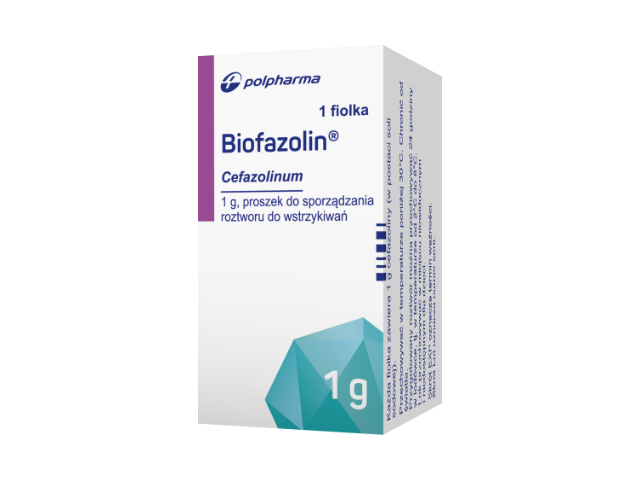Biofazolin s. subst. do inj. 1 g - Polpharma