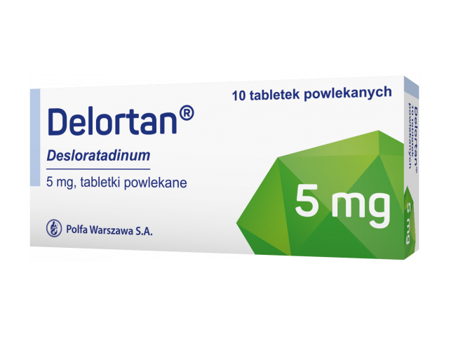 Delortan 5 mg x 10 tabl. powl. - Polpharma