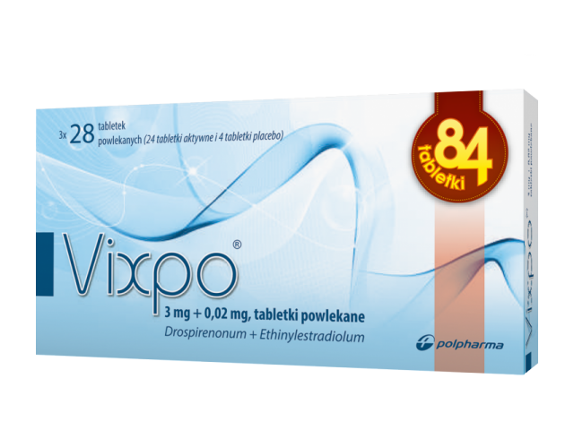 Vixpo (3 mg + 0,02 mg) x 84 tab powl - Polpharma