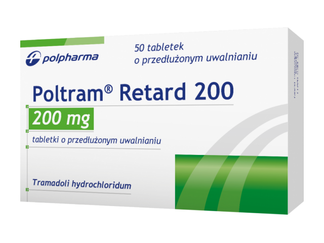 Poltram retard 200 mg x 50 tabl. o przedł. uwal. - Polpharma