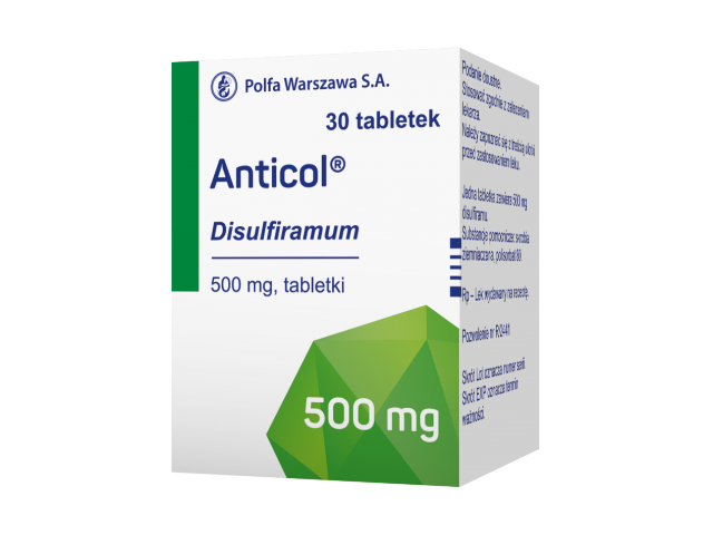 Anticol 500 mg x 30 tabl. - Polpharma