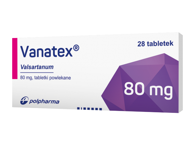 Vanatex 80 mg x 28 tabl. powl. - Polpharma