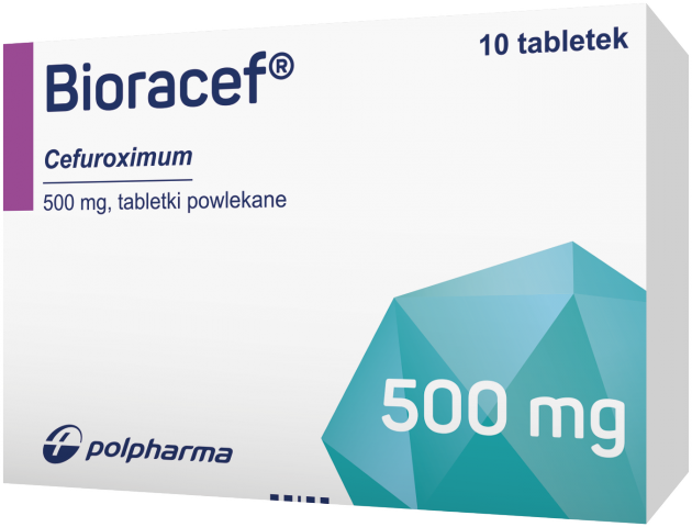 Bioracef 500 mg x 10 tabl. powl. (2 blist. x 5) - Polpharma