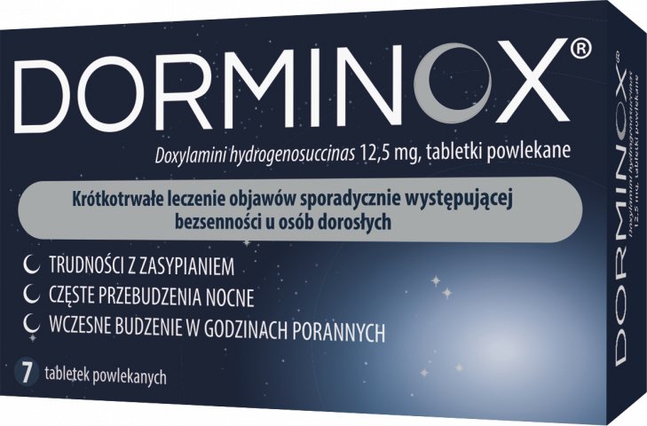 Dorminox 12,5 mg x 7 tabl. - Polpharma